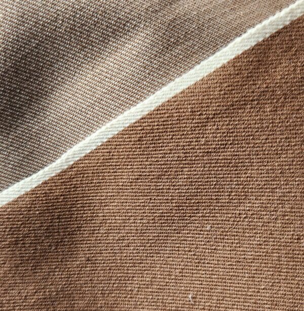 Worsted wool and organic cotton 3/1 American Selvedge Denim